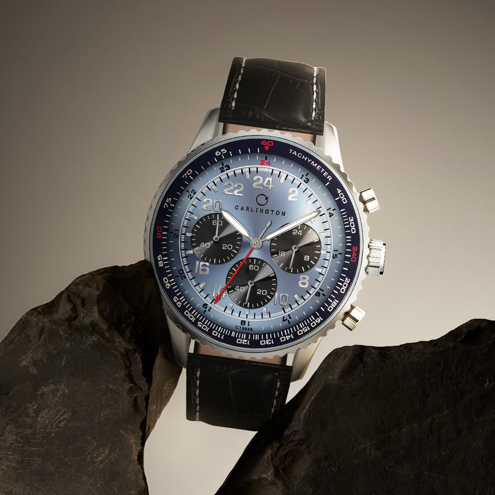 Carlington Legacy Series Analog Wrist Watches with Chronograph & Premi